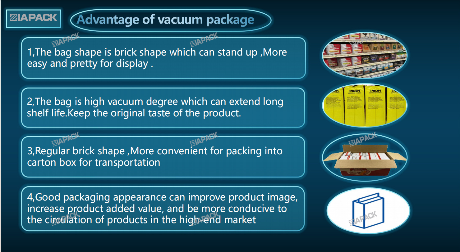 Brick vacuum bag packaging machine - IAPACK